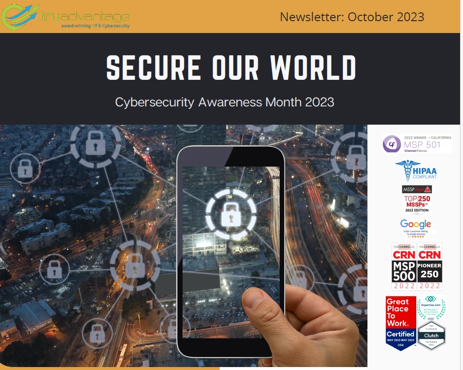 Our October 2023 "Security Newsletter" is Published | TruAdvantage